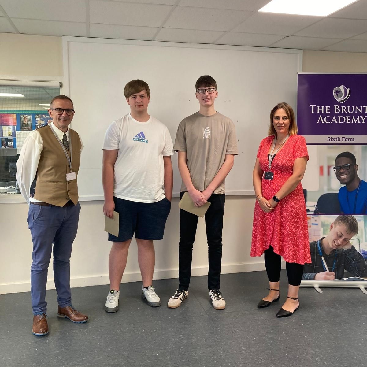 The Brunts Academy - The Brunts Academy celebrates A Level success
